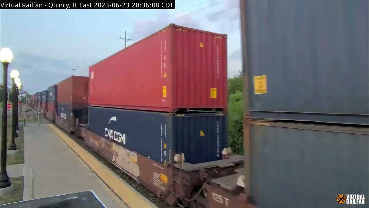 BNSF 6987 At Quincy, Illinois - YouTube