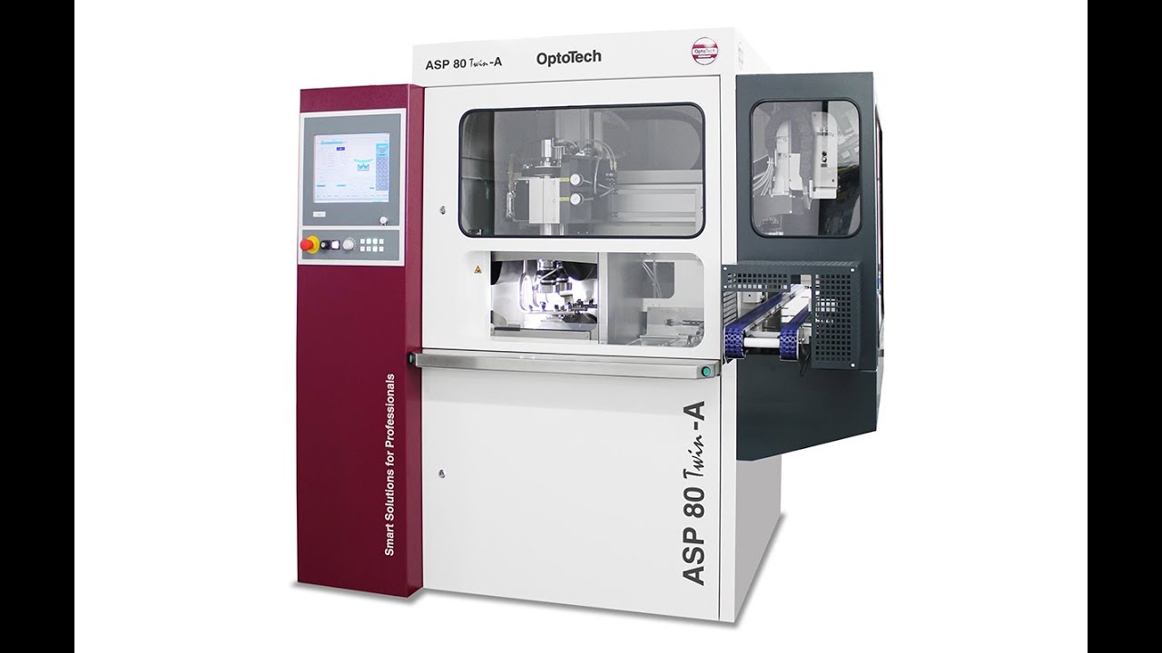 OptoTech ASP 80 Twin-A Digital Polisher - YouTube