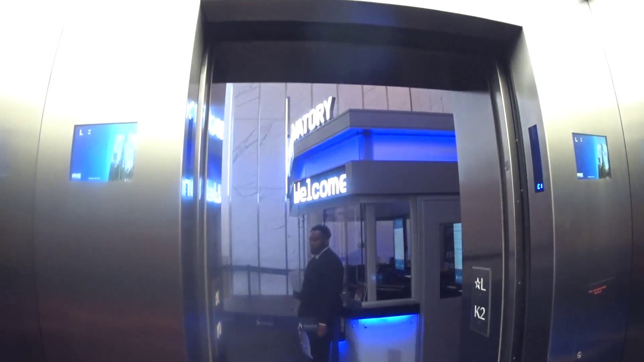 ThyssenKrupp Destination Dispatch Traction Shuttle Elevators At One World Observatory In NYC ...