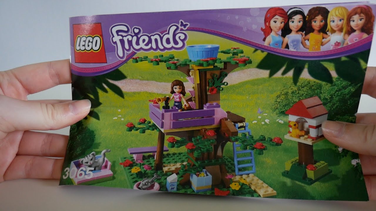 Speed Build: LEGO Friends - 3065 Olivia's Tree House - YouTube