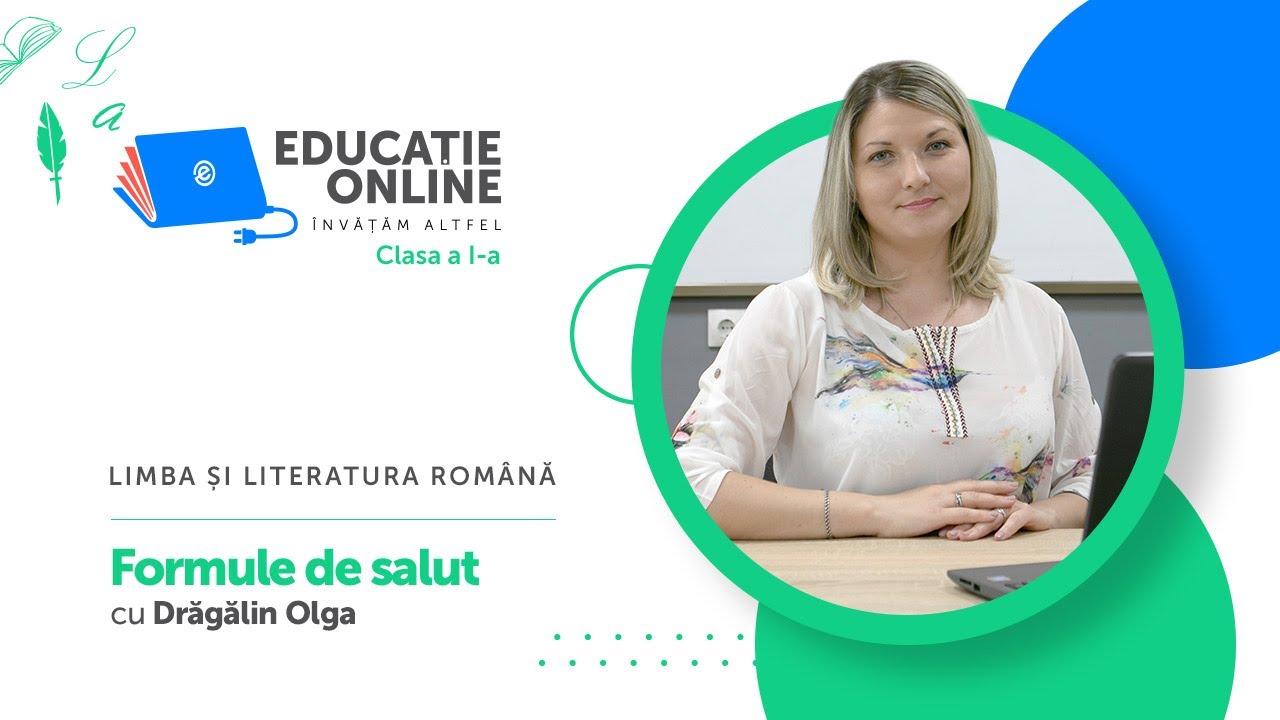 Limba și literatura română, Clasa a I-a, Formule de salut - YouTube