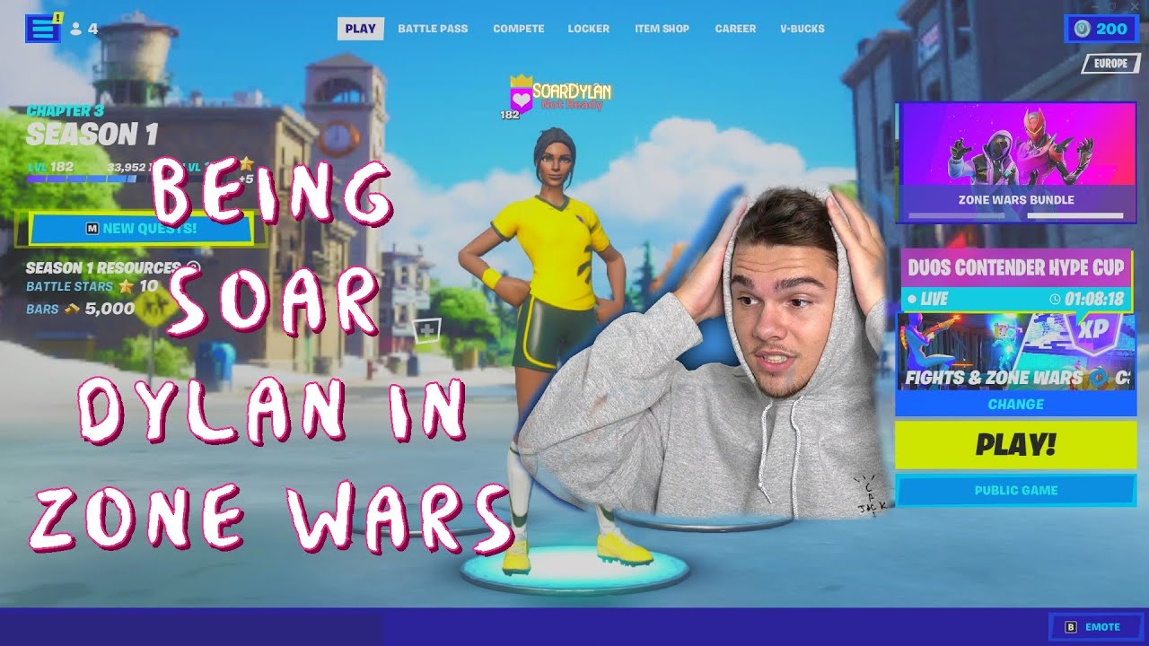 Being Soar Dylan in ZONE WARS For 2:34 minutes😮. - YouTube