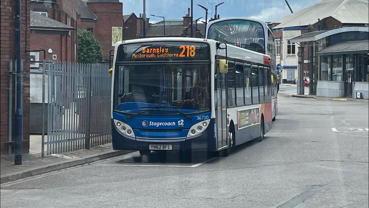 218 Stagecoach Bus - Rotherham to Manvers Station Road (Full Ride ...