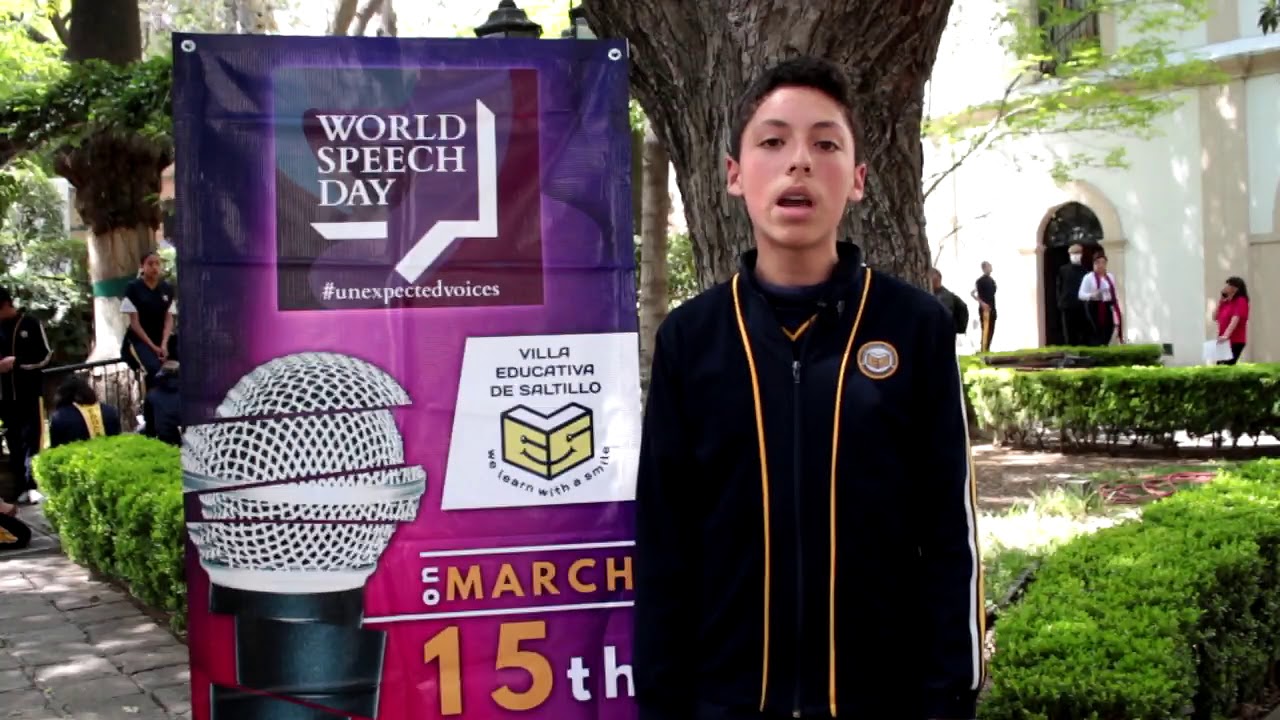 #worldspeechday #2020#WSDY #Villa Educativa #Saltillo #Mexico # ...