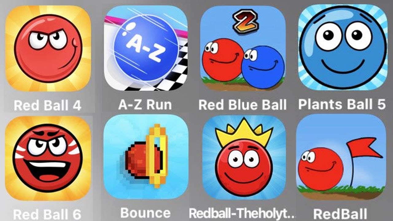 Red Ball 4,A-Z Run,Red Blue Ball,Plants Ball 5,Red Ball 6,Bounce Ball ...