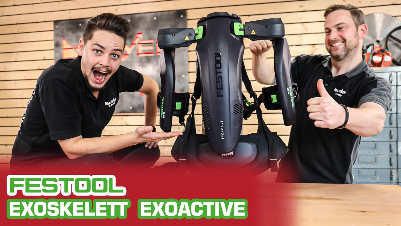 Festool Exoskelett ExoActive im Test - YouTube