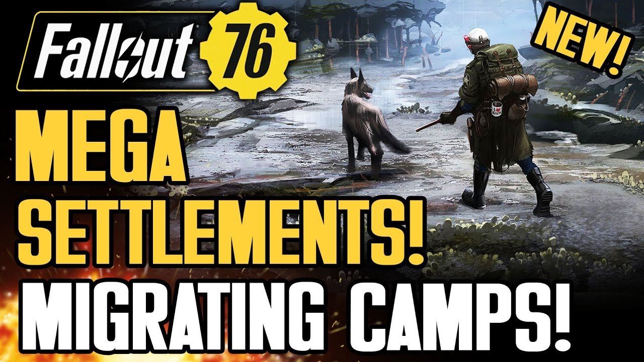 Fallout 76 - MEGA SETTLEMENTS! Ultimate Co-op Multiplayer Camps ...