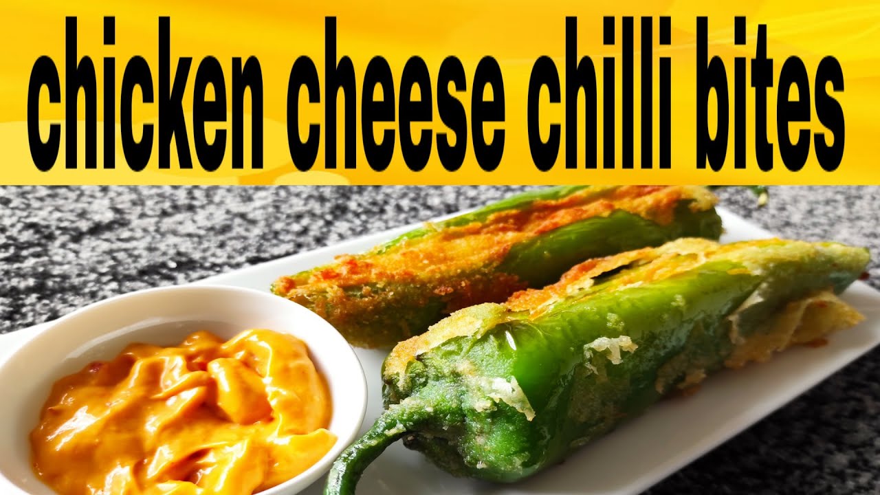 CHICKEN CHEESE CHILLI BITES RECIPE( PUNJABI CUISINE) - YouTube