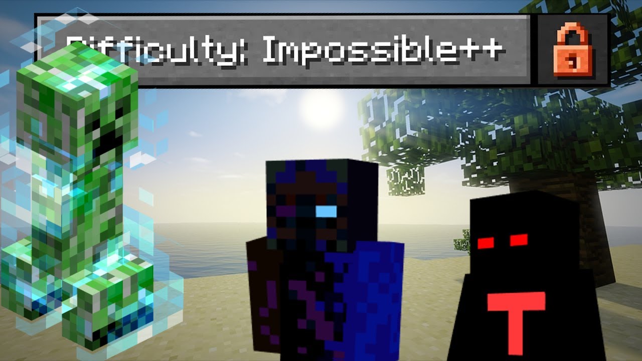 When Noobs Try Minecraft Impossible Mode.. (Fundy's New Impossible++ ...
