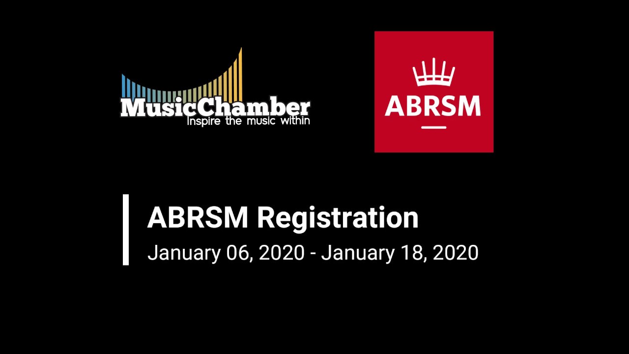 ABRSM Registration for Practical Examination for April-June 2020 at ...