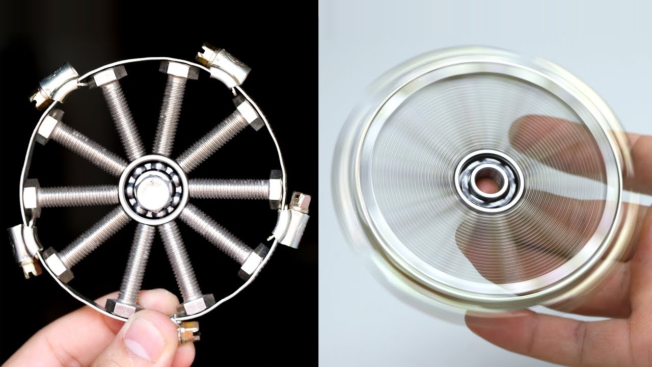 How to Make a Fidget Spinner With Screws - YouTube
