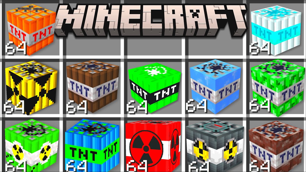 Minecraft NEW UPDATED TNT MOD / Escape New HUGE Minecraft Explosions ...