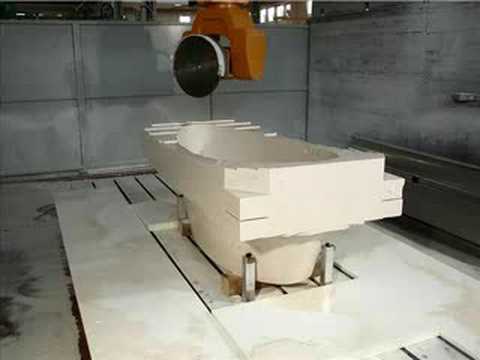 Breton ShapeMill - 5 axis CNC stone machining milling - YouTube