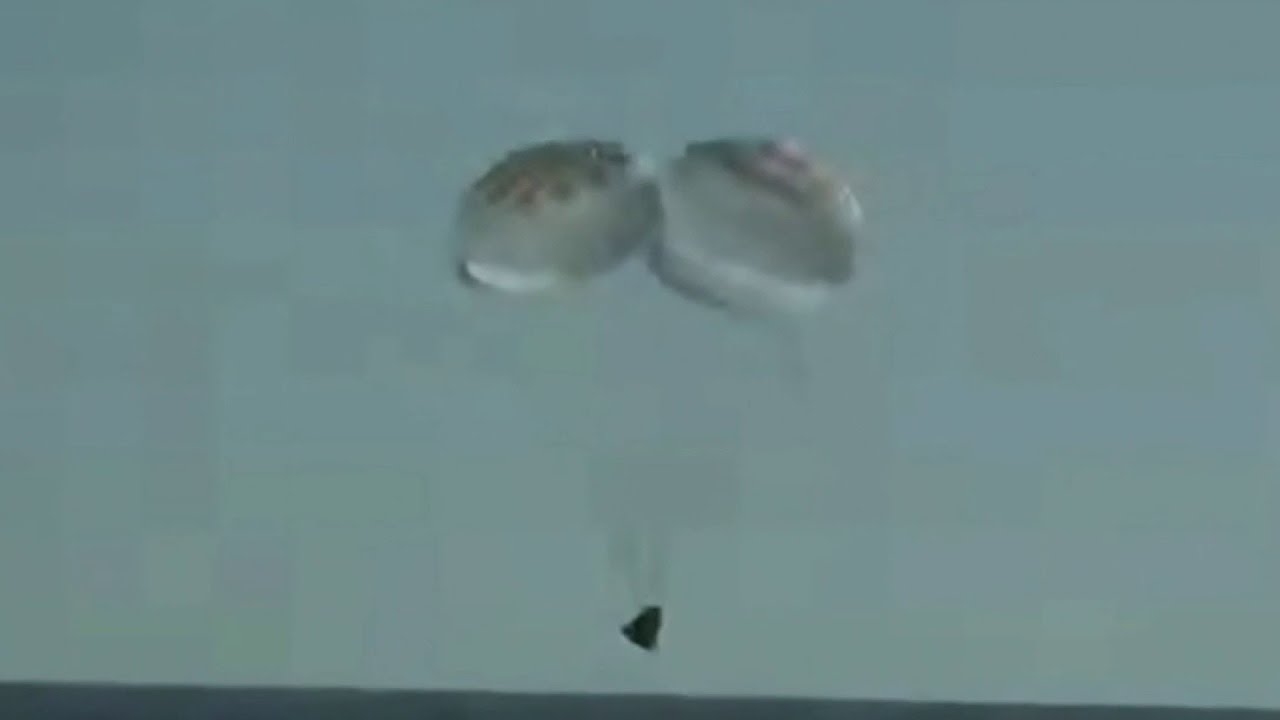 Crew 4 returns to Earth off Florida coast - YouTube