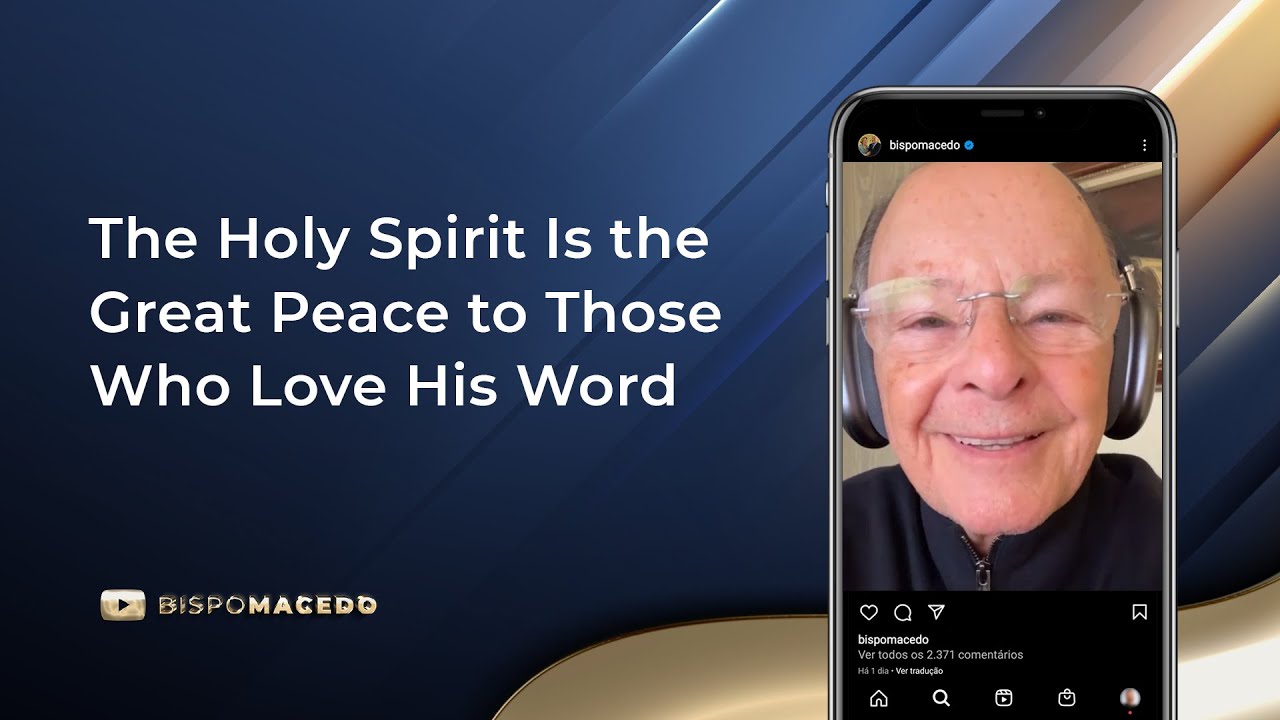 The Holy Spirit Is the Great Peace to Those Who Love His Word - YouTube