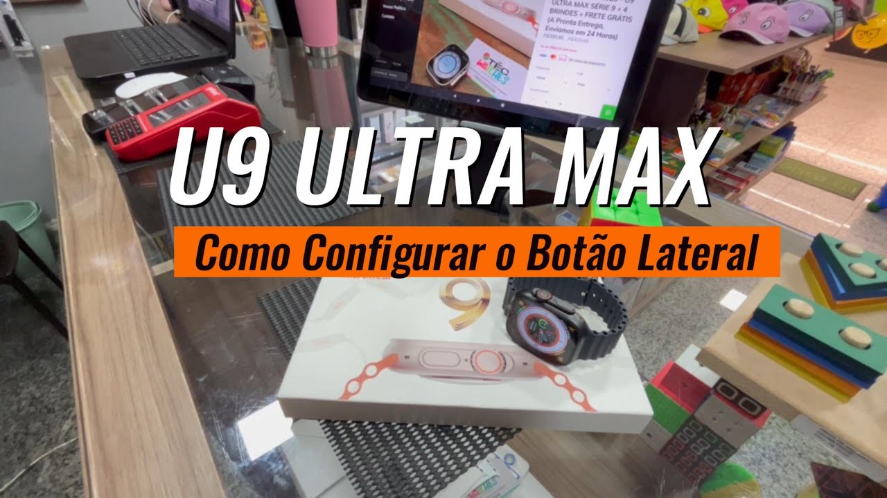 U9 ULTRA MAX - Como Configurar o Botão Lateral - YouTube