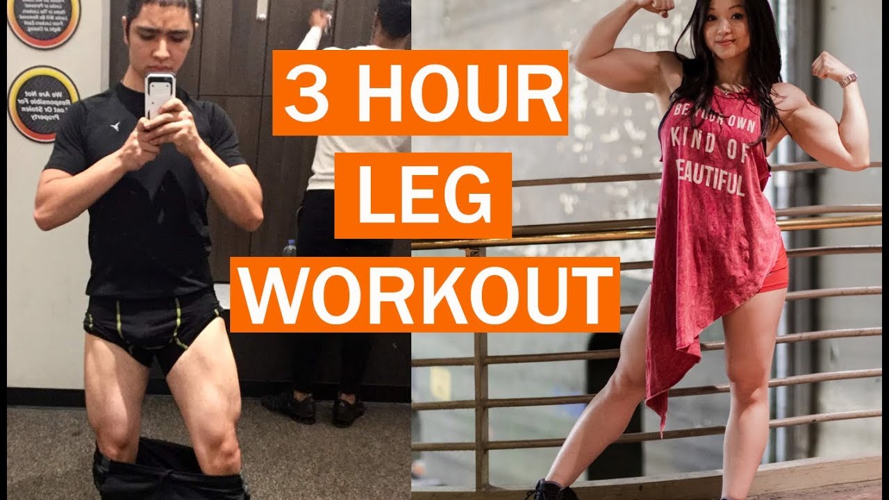 Leg Workout 3 HOUR Bodybuilding Leg Day! Fueled by BPI Sports - YouTube