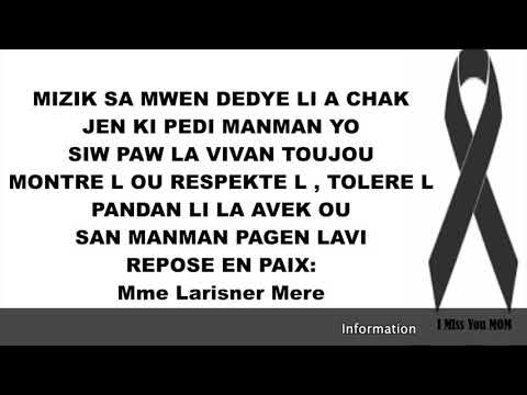 M’anvi Wèw Anko(Manman)-Zo MANNO(Lyrics/Pawol)