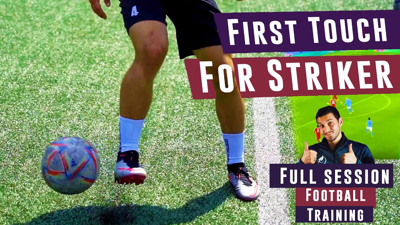 First Touch // Improve your finishing - Full Training Soccer Session ...