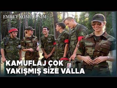 Emret Komutanım | Kamuflaj Giyen Alev Hemşire Askerlerin Aklını Başından Alır