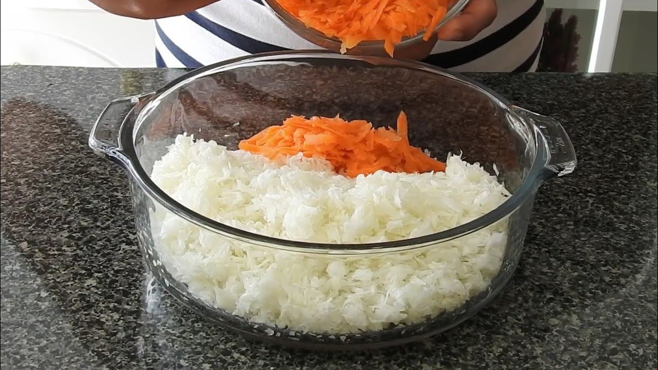 ¡COL (REPOLLO) RALLADA! Prepara esta receta para la comida, le ...