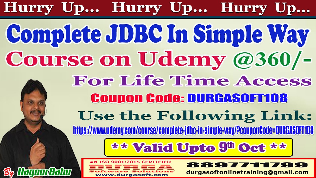 Complete JDBC In Simple Way Course on Udemy @360/- - YouTube