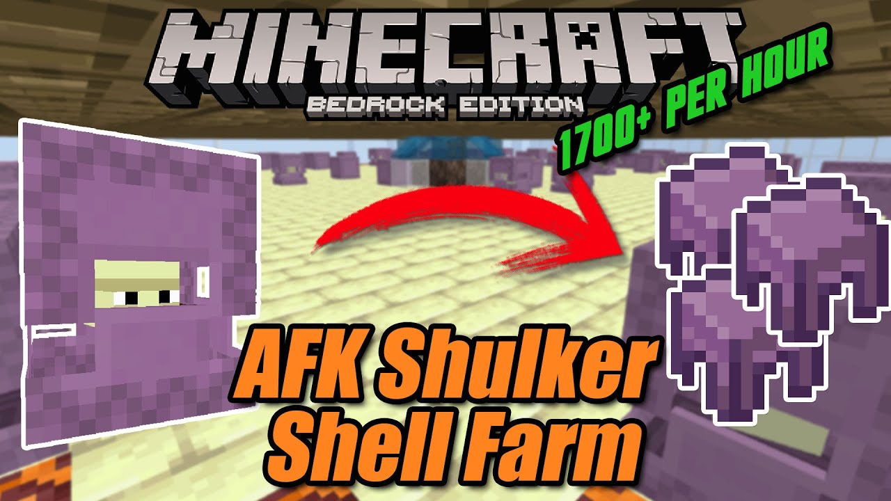 The Shulker Sandwich, Shulker Shell Farm | over 1700/h Minecraft ...