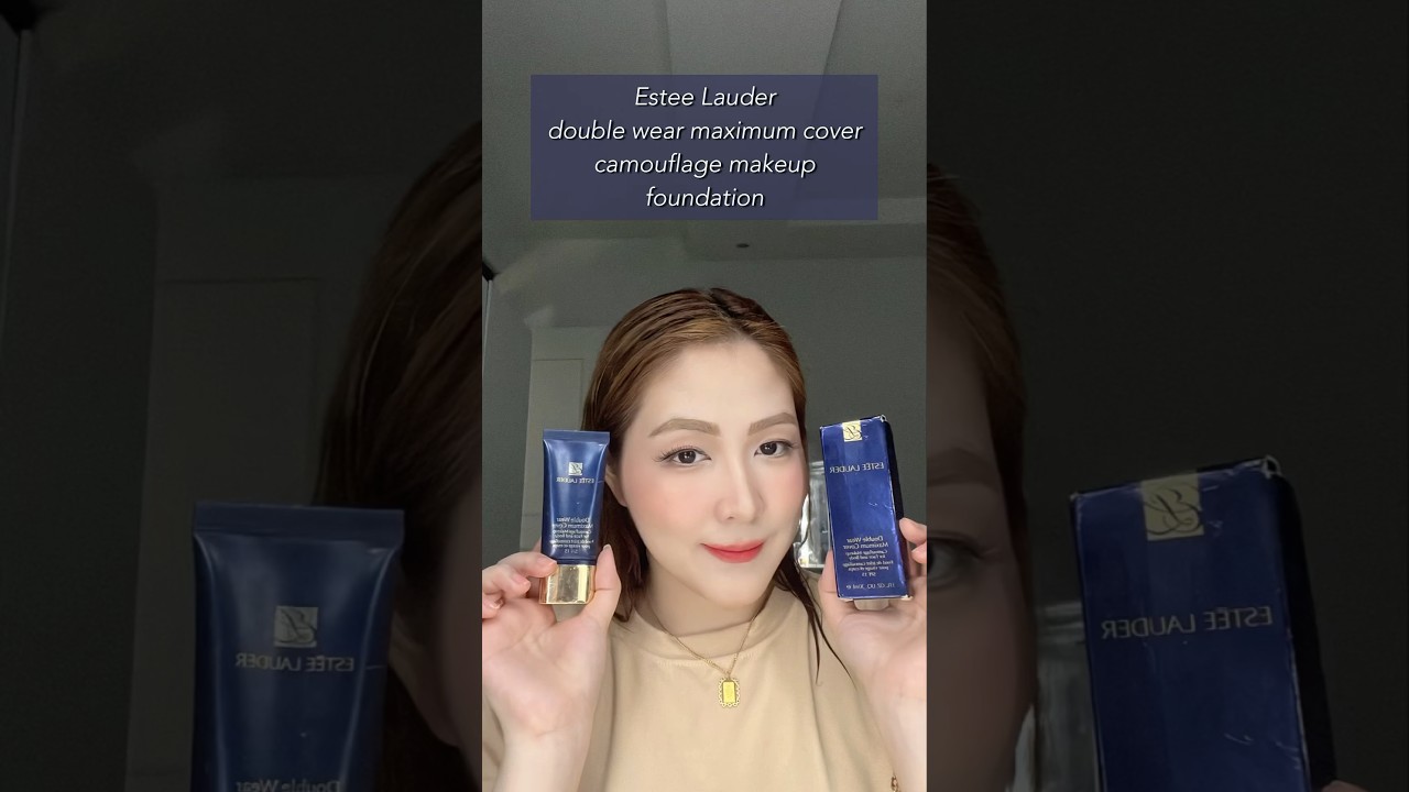 Estee Lauder Double wear maximum cover foundation - YouTube