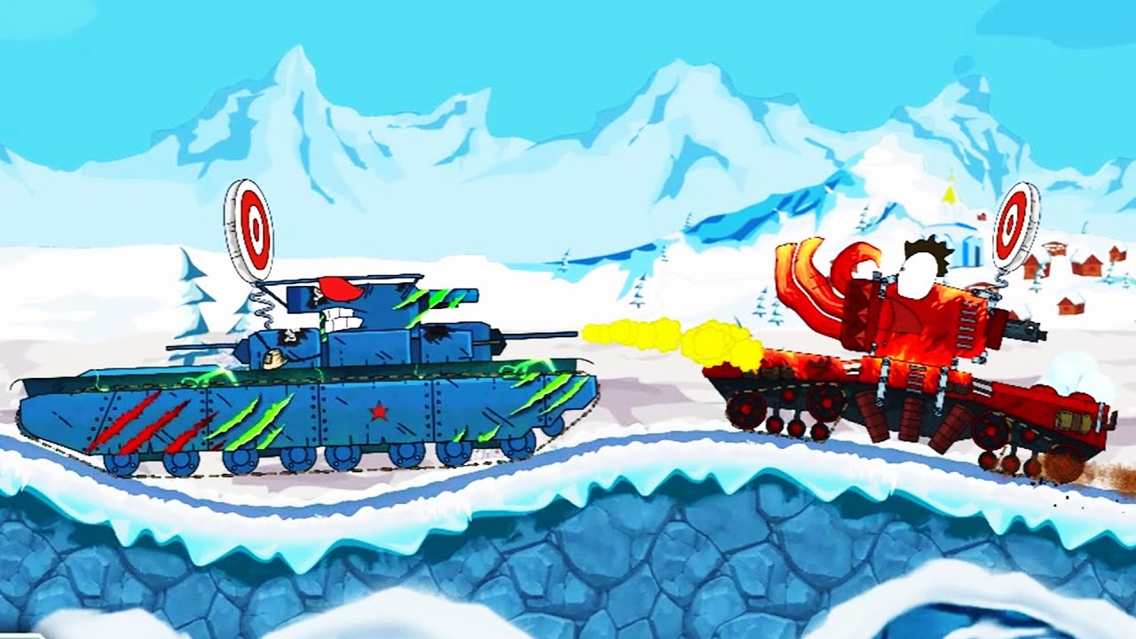 1 VS 1 TANK T-35 BENT BARREL - GERAND / Android, iOS Gameplay Tank Game ...
