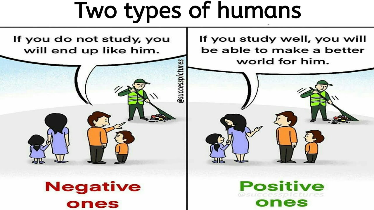 Deep Meaning Two types of Humans Positive one and Negitive one!Almalik ...