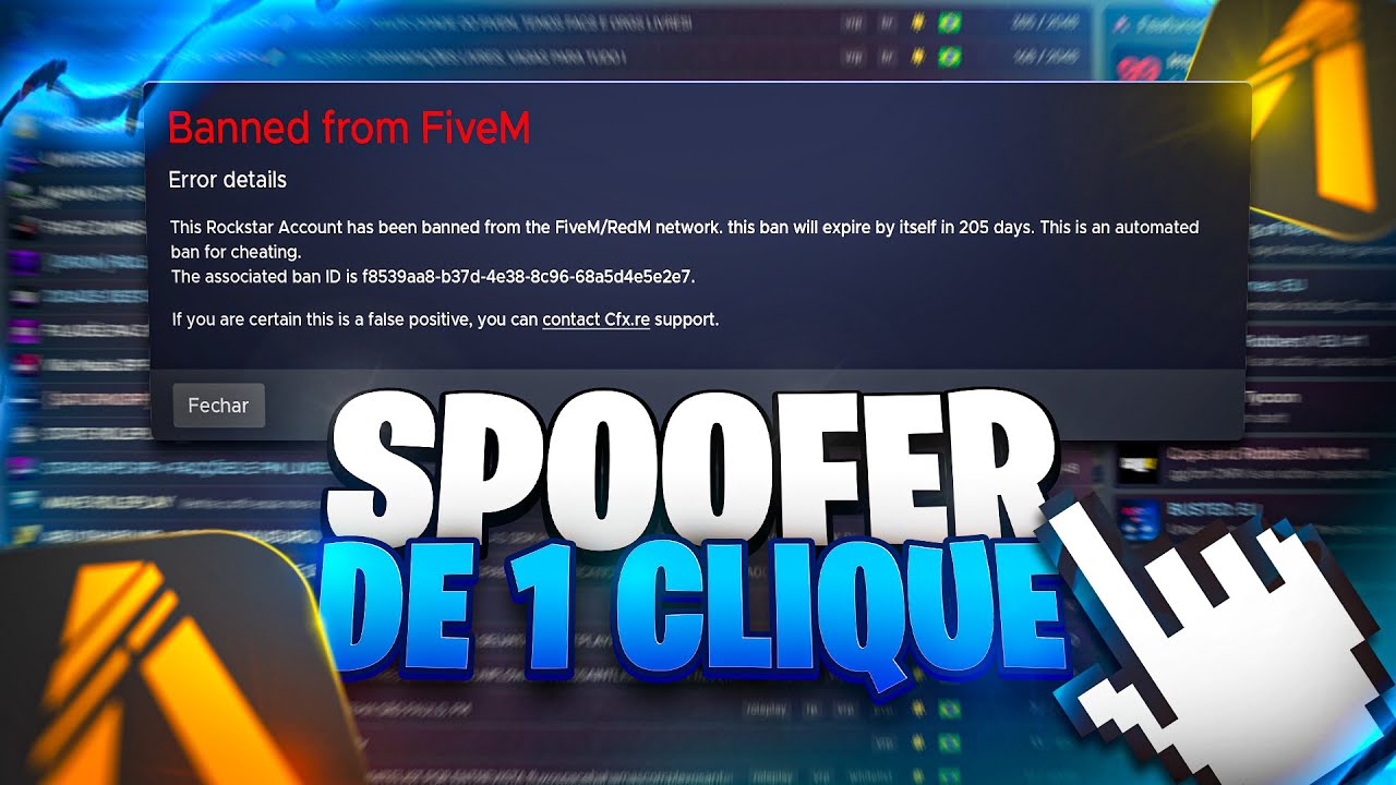 Como TIRAR SEU BAN GLOBAL e HWID do FIVEM com 1 CLIQUE [ SPOOFER 1 CLICK] - YouTube