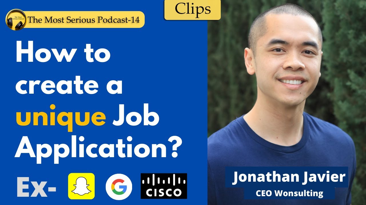 How to create a unique job application to get into top companies? - YouTube