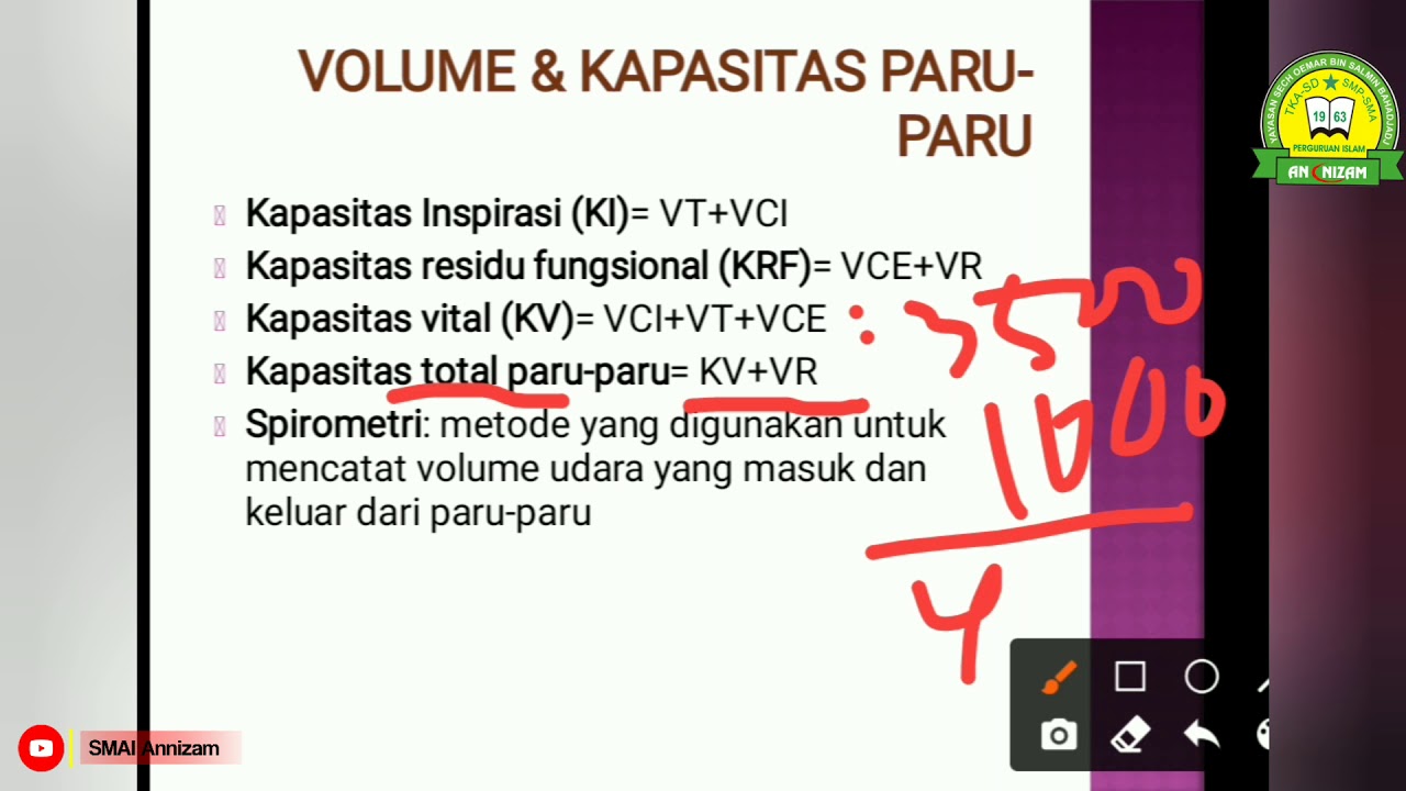 Volume dan Kapasitas Paru-Paru - YouTube