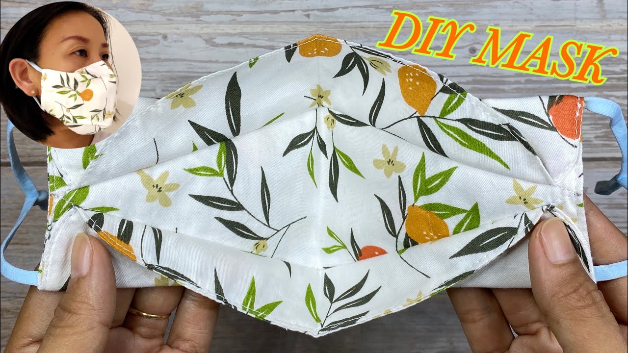 DIY Face Mask Make it Easy | Easy Face Mask Pattern | Summer Face Mask ...