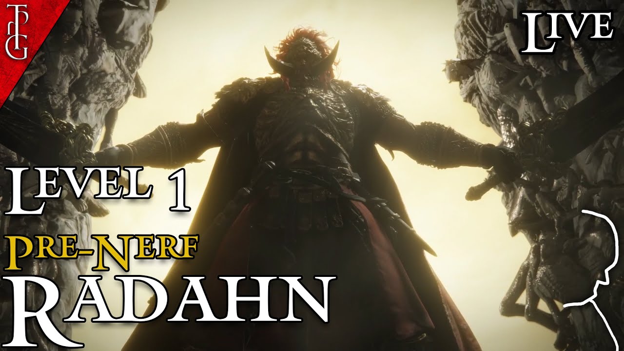 [DE] Level 1 Pre-nerf DLC Radahn (Ohne Parry) und so Sachen - YouTube