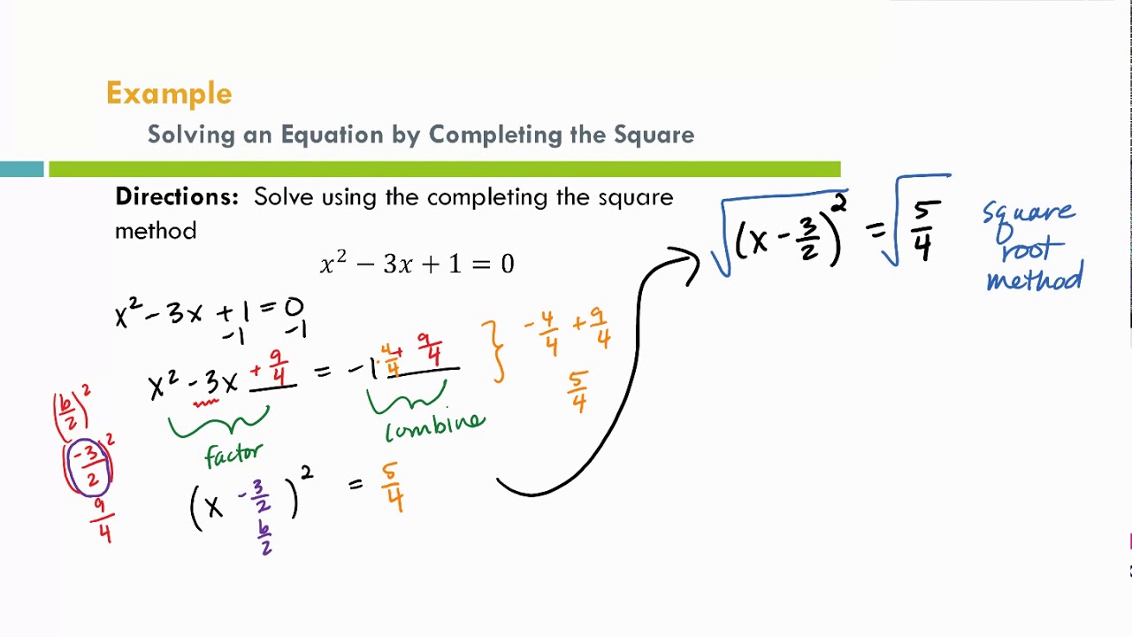 Solving Quadratics - CTS (Pt.2) - YouTube