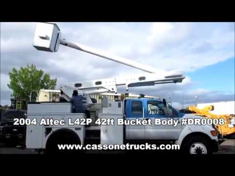 2004 Altec L42P 42ft Bucket Body #DR0008 - YouTube