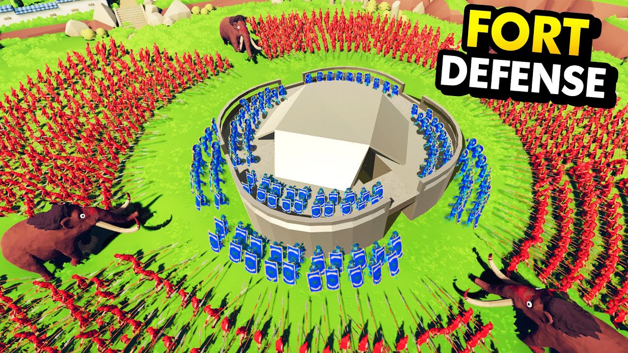 EVERY SINGLE UNIT vs NEW FORT DEFENSE IN TABS (Totally Accurate Battle ...