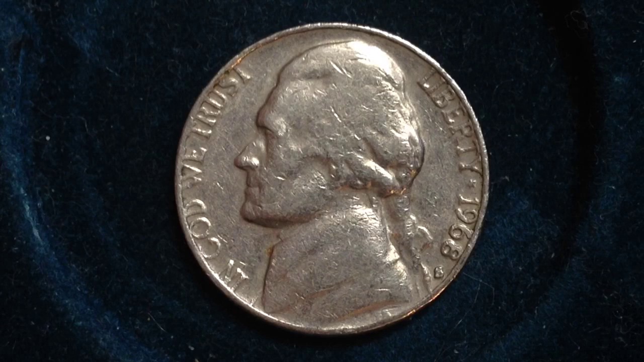 1968 S Jefferson Nickel (104 Million Produced) - YouTube