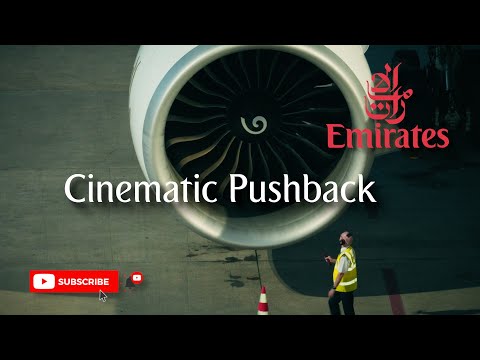 Emirates 777-300ER | Cinematic Pushback | Zurich Airport