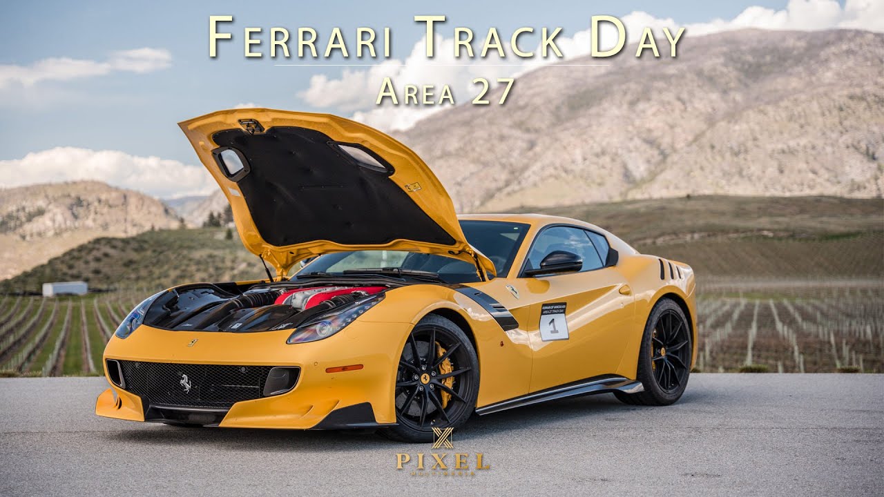 Ferrari Track Day at Area 27 - YouTube