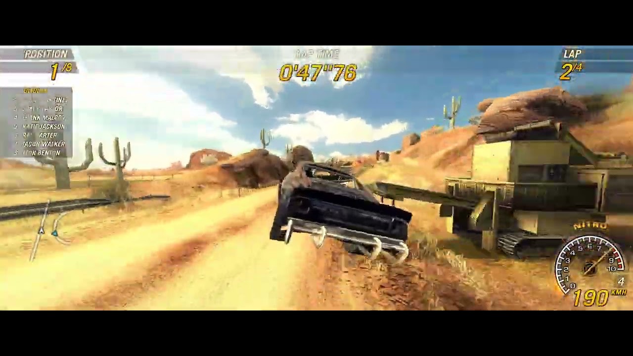 FlatOut 2: Desert Oil Field, Venom, Single Player - 50.65 (WR) - YouTube