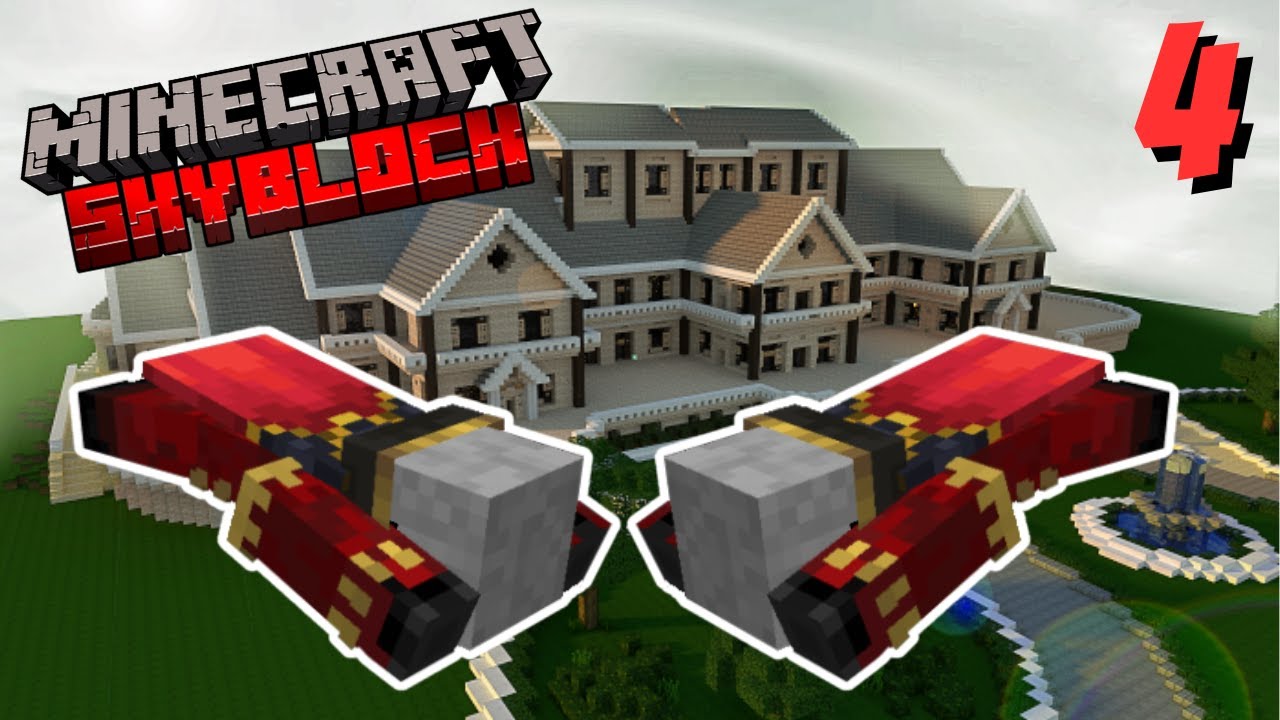 The BEST SkyBlock Island Gets a House! - Hypixel SkyBlock Ep.4 - YouTube