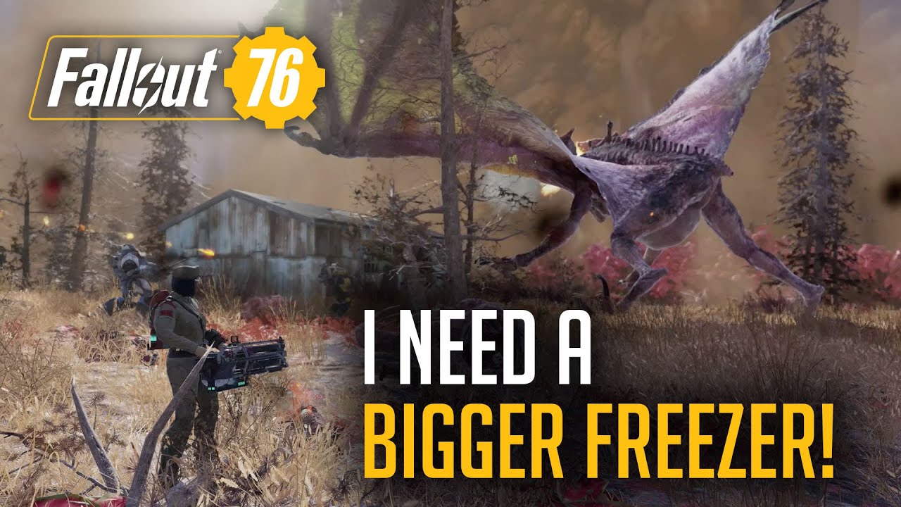 Fallout 76 - I Need A Bigger Freezer!!! - YouTube
