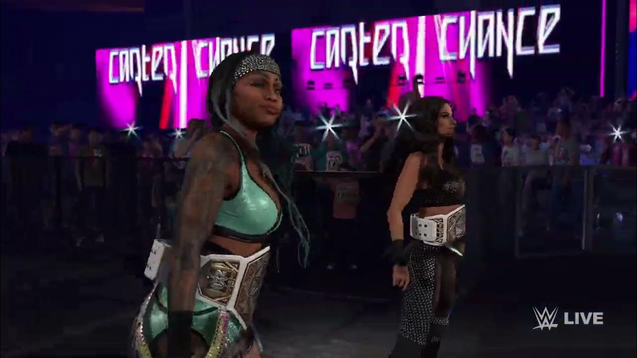 Katana Chance & Kayden Carter Entrance | WWE 2K23 - YouTube