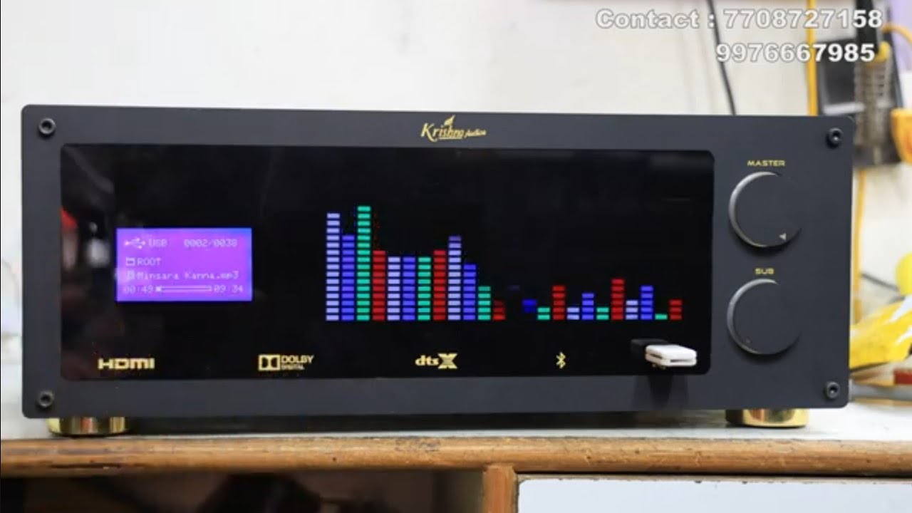 4K DSP Amplifier With Best Audio Output | Color Spectrum And Futech DSP ...