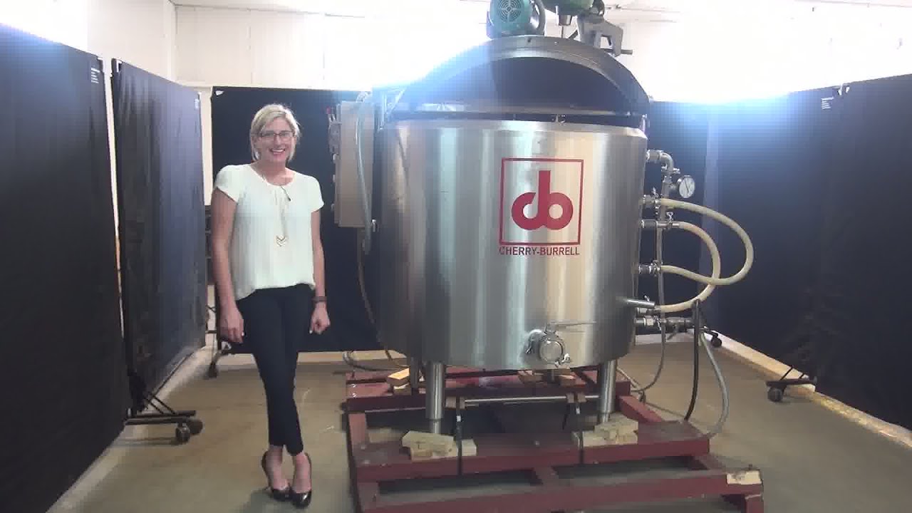 Cherry Burrell 250 GAL Jacketed and Insulated Process Tank ...
