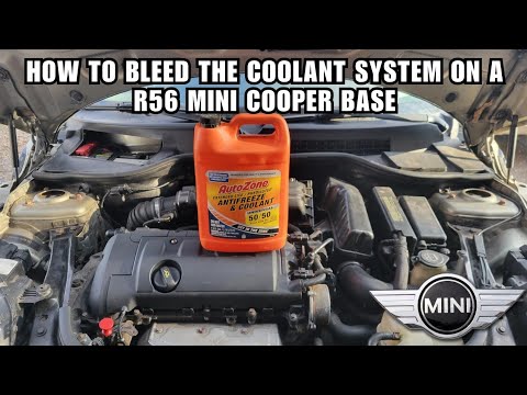 HOW TO BLEED THE COOLANT SYSTEM ON A R56 MINI COOPER BASE - YouTube