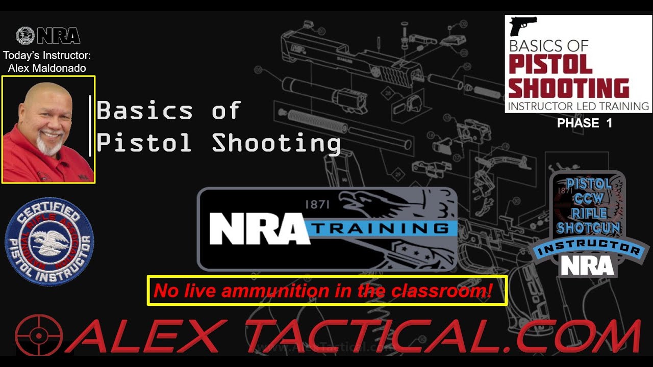 NRA Private Basics Of Pistol Shooting 1.12.2025 Michael Canul - YouTube