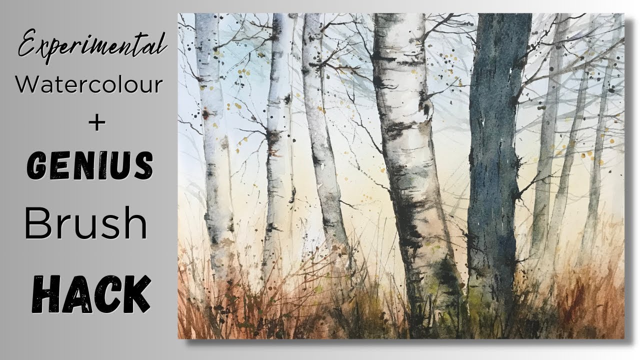 Transform Your Watercolours With This Genius Brush Hack! - YouTube